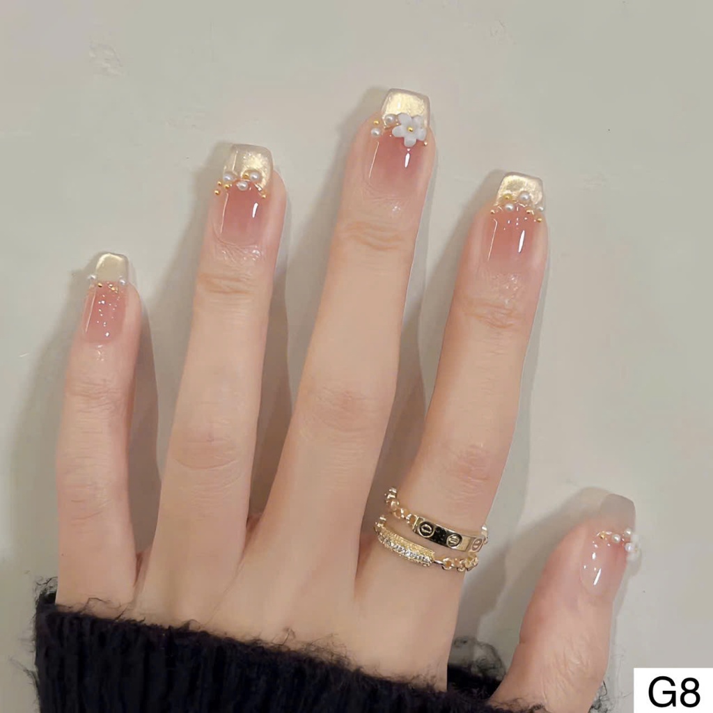 G08 - Nail Giả mắt mèo bộ 30 móng giả ngắn shop loan kim nail giả phù ...