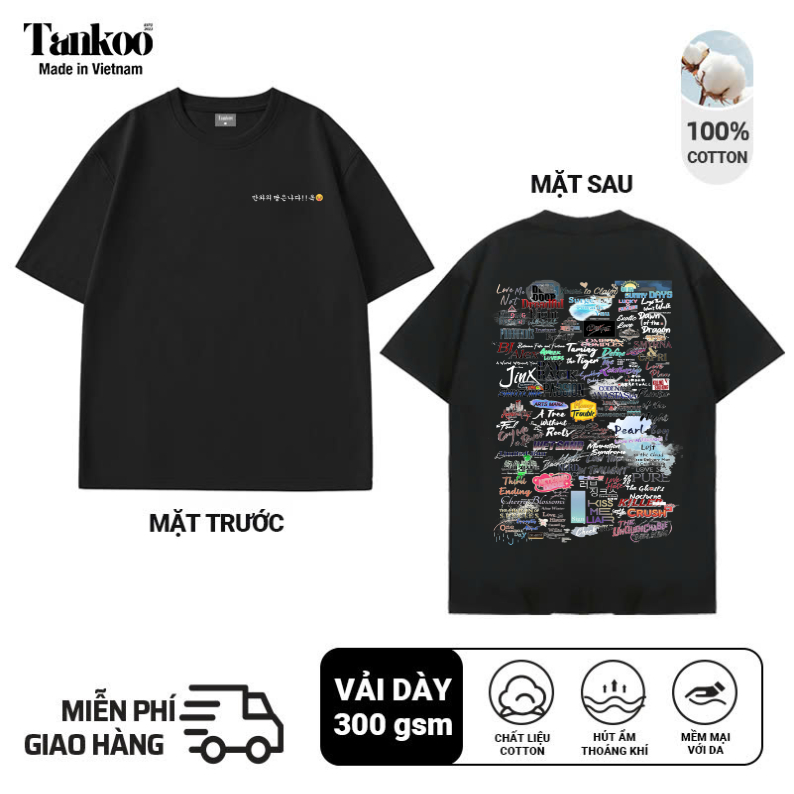 TANKOO áo thun in nam nữ chất liệu cotton cực đẹp In Hình BL TÊN TRUYỆN ...