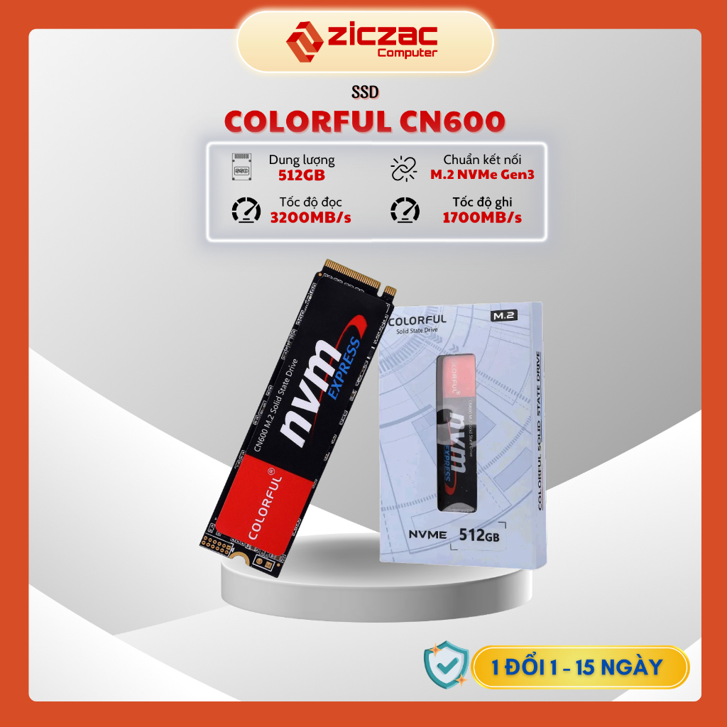 Ổ cứng SSD Colorful CN600 / CN600 Pro 256GB 512GB M.2 NVMe PCIe Gen3 ...