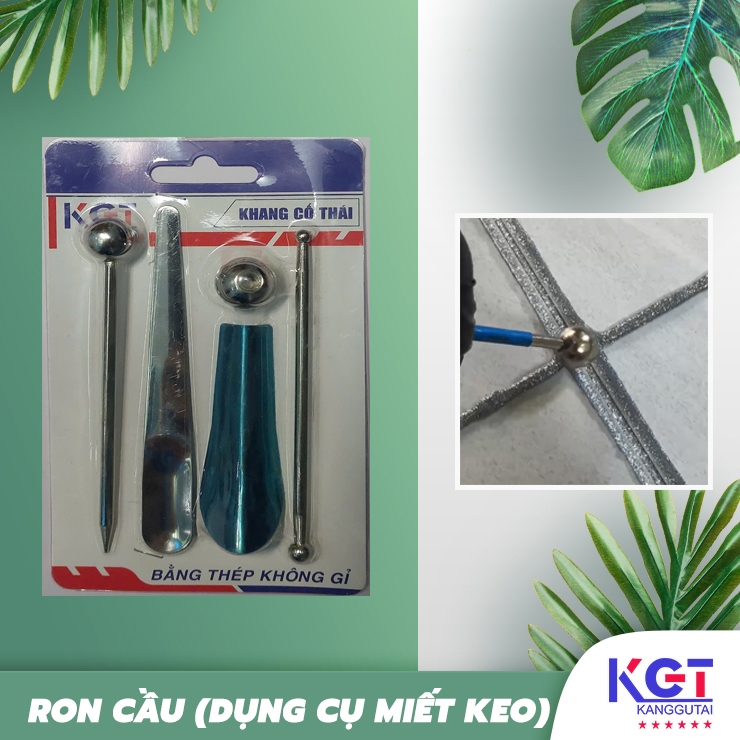 [Chính hãng] Bộ dụng cụ miết ron cho keo chà ron epoxy 2 thành phần KGT ...