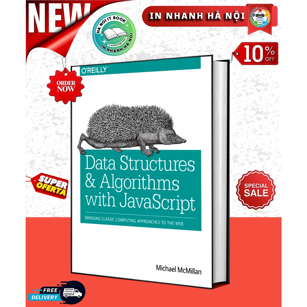 Tập giấy in Data Structures and Algorithms with JavaScript | Shopee Việt Nam