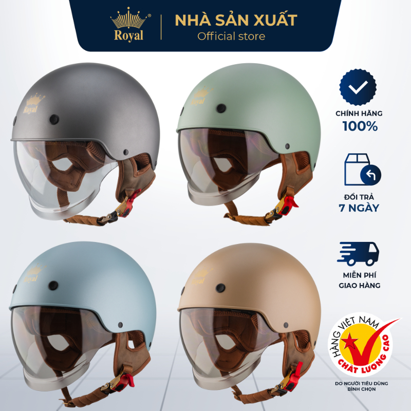 [Màu Mới] Mũ Bảo Hiểm Royal M239 Kính Âm Hợp Nam Nữ Chính Hãng, Nón Bảo ...