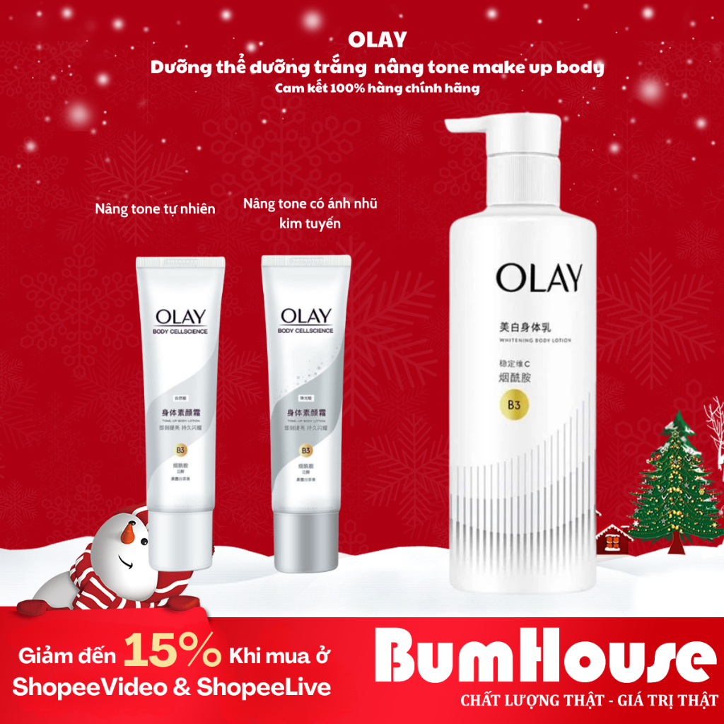 [COMBO] Dưỡng thể OLAY B3 Niacinamide Whitening Body Lotion 260g mới ...