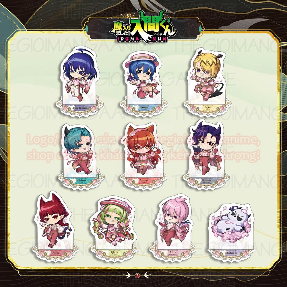(3CM) Mô hình standee IRUMA GIÁ ĐÁO ver PINK mica chibi arcylic anime ...