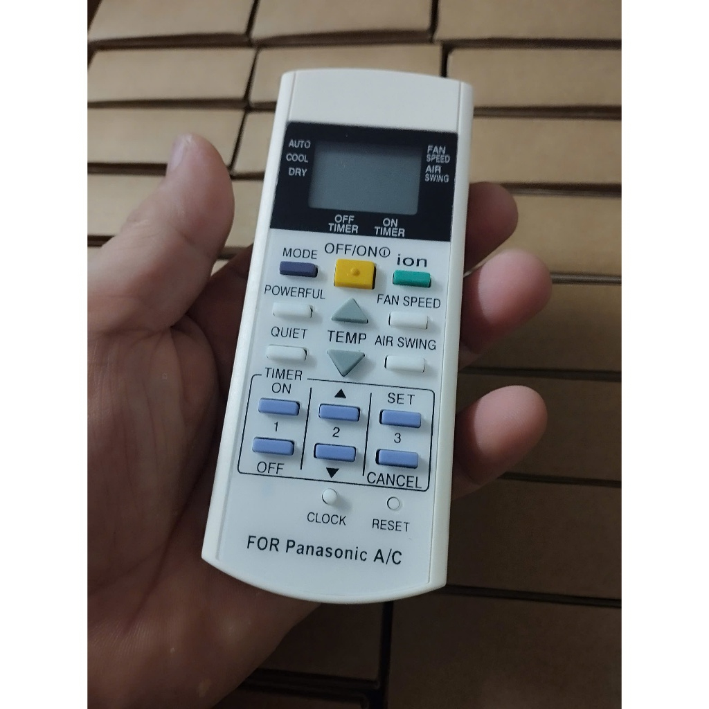 ĐIỀU KHIỂN ĐIỀU HÒA PANASONIC ION - REMOTE MÁY LẠNH PANASONIC ION ...