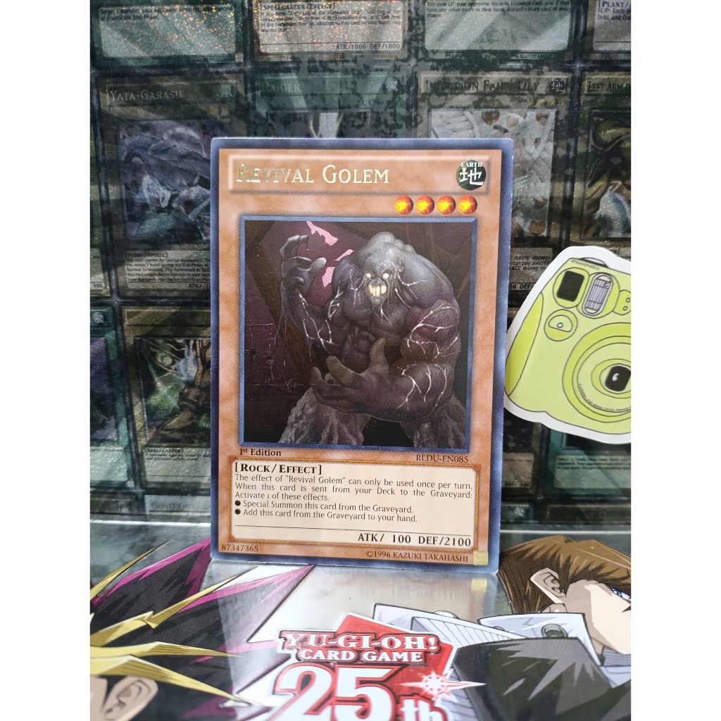 [ Đỗ Lạc Yugioh ] Thẻ Bài Mint90 Yugioh Monster Revival Golem - Rare | Shopee Việt Nam