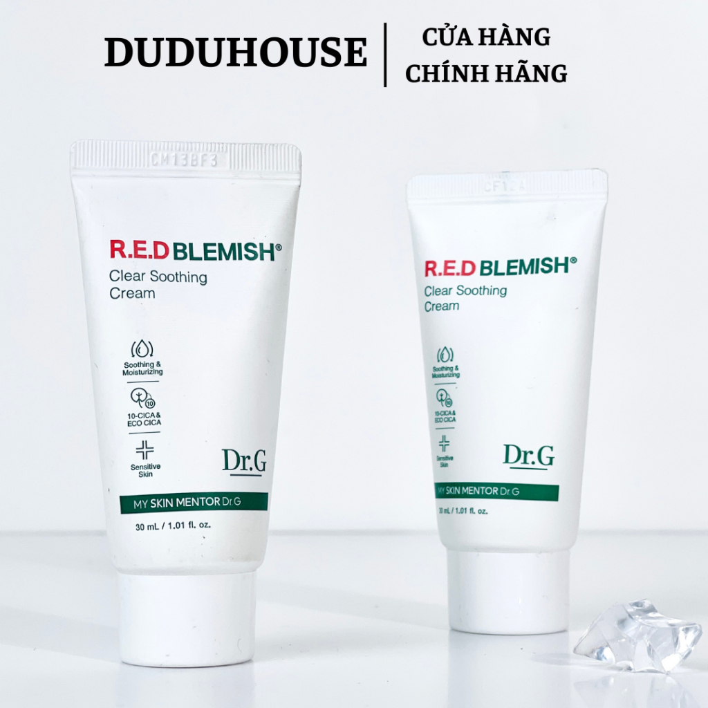 Kem dưỡng Dr.G R.E.D Blemish Clear Soothing Cream 30ml | Shopee Việt Nam