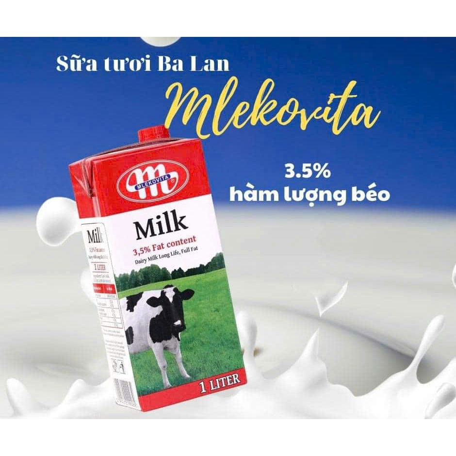 Sữa tươi nguyên kem 3.5% Mlekovita 1L | Shopee Việt Nam