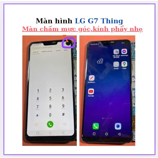 Màn hình LG G7 Thing,màn chấm mực góc kính phẩy nhẹ | Shopee Việt Nam