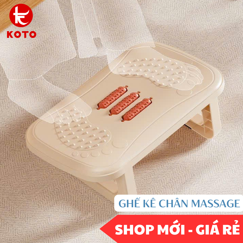 Ghế kê chân massage, kê chân Công Thái Học dân văn phòng, sinh viên ...