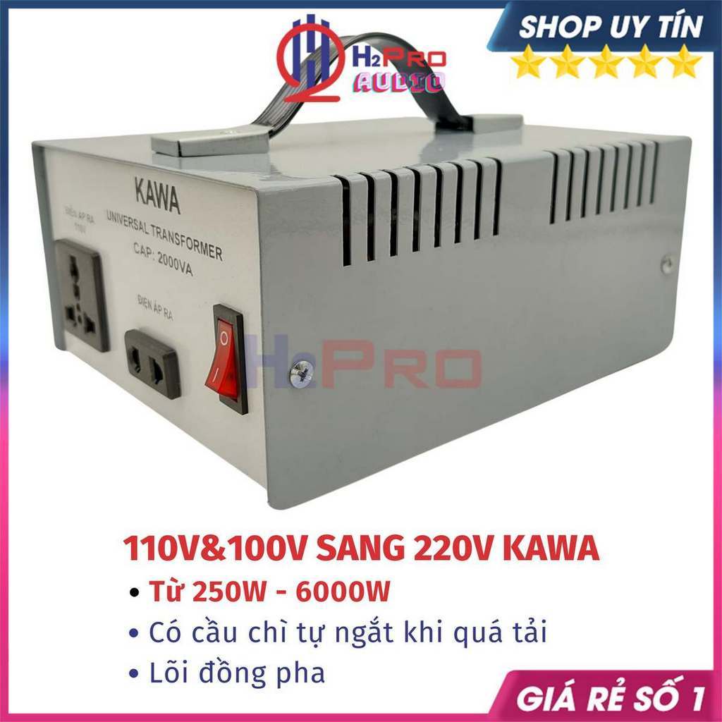 Đổi Nguồn 110v/100v Sang 220v Kawa 250w-6000w - Biến Áp 110v ra 220v Cao Cấp Nguồn Xuyến Đồng ...
