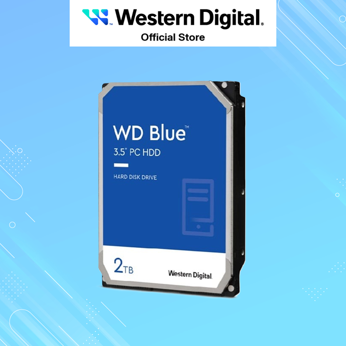 Ổ Cứng HDD Western Digital WD BLUE 2TB/64MB/5400rpm/3.5'' - WD20EZRZ ...
