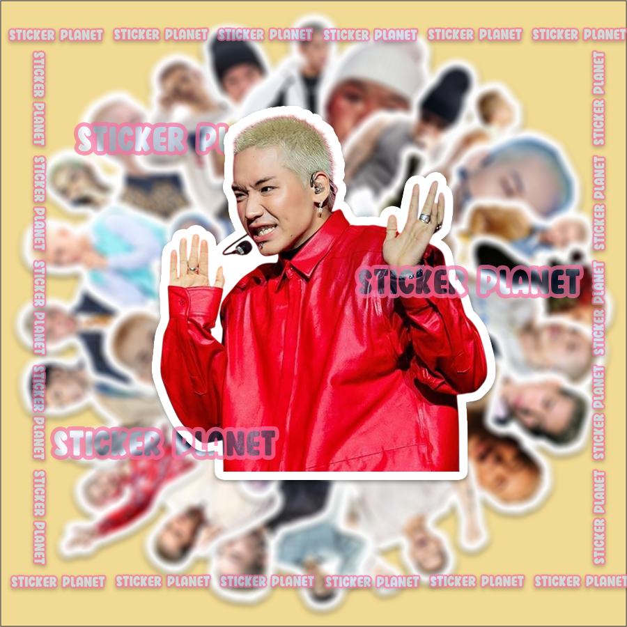 Sticker WEAN LE chu môi ATSH trang trí mũ bảo hiểm,guitar,ukulele,điện ...