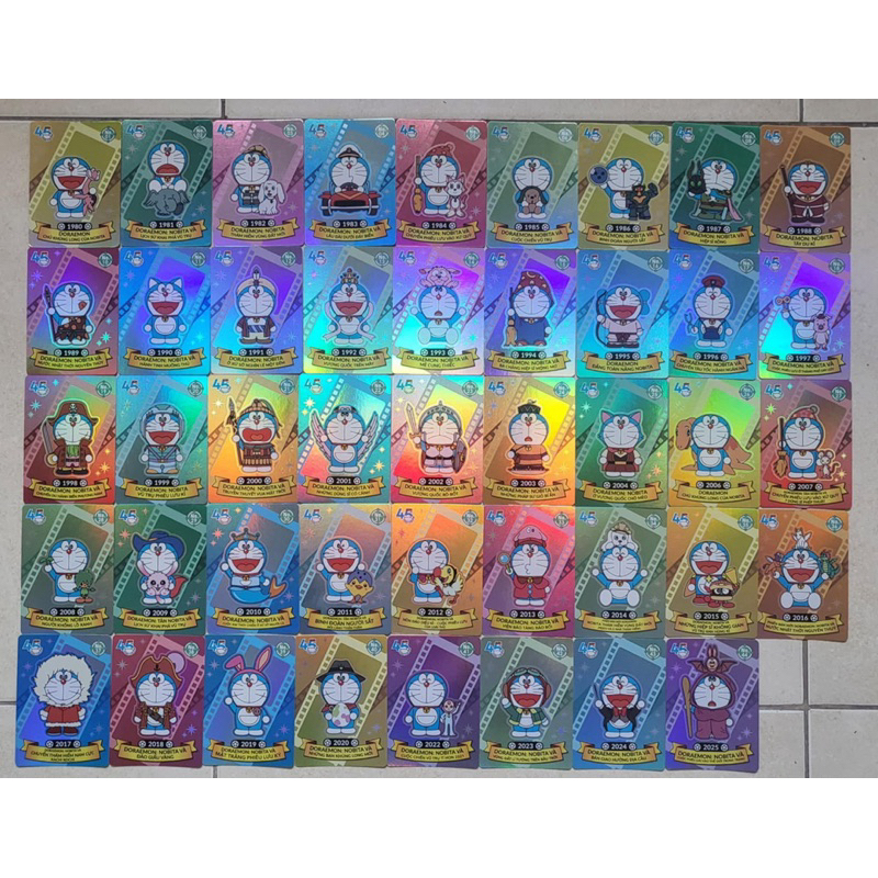 Bộ Card Doraemon Movie Kỷ Niệm 45 Năm | Shopee Việt Nam