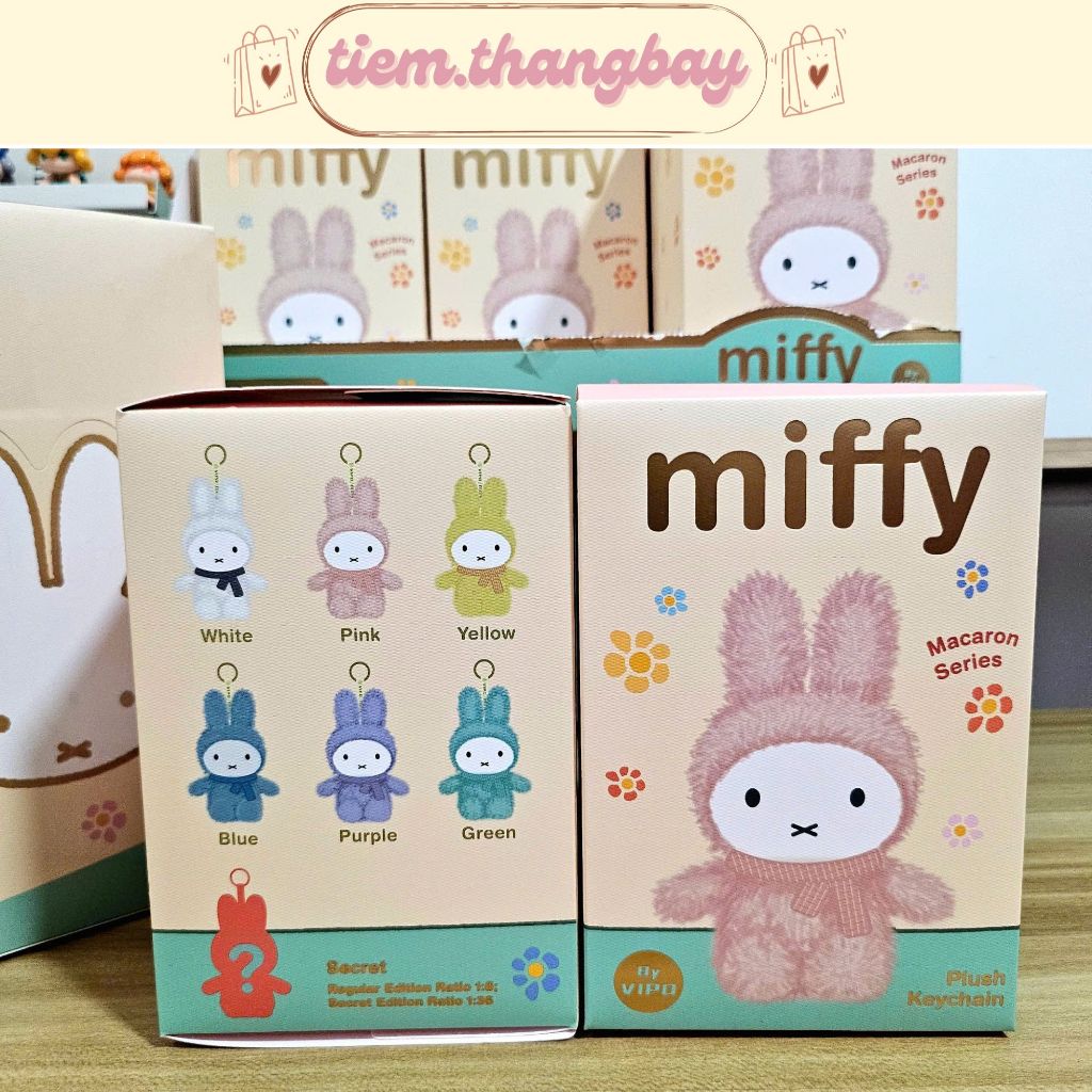 (Đọc kĩ mô tả) (AUTH) (CÓ SẴN) HỘP MÙ - BLIND BOX VIPO MIFFY PLUSH KEYCHAIN (Box lẻ) | Shopee ...