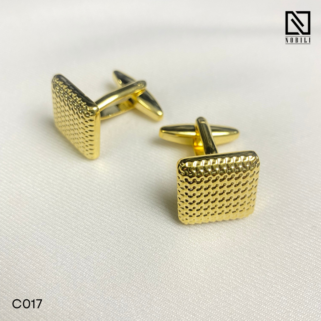 Khuy măng sét (cufflink) hợp kim chống rỉ phối cùng áo sơmi nam tạo điểm nhấn cho phái mạnh ...