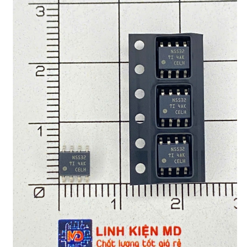 NE5532 DIP/SOP IC khuếch đại âm thanh ( combo 5 con ) hãng sản xuất ...