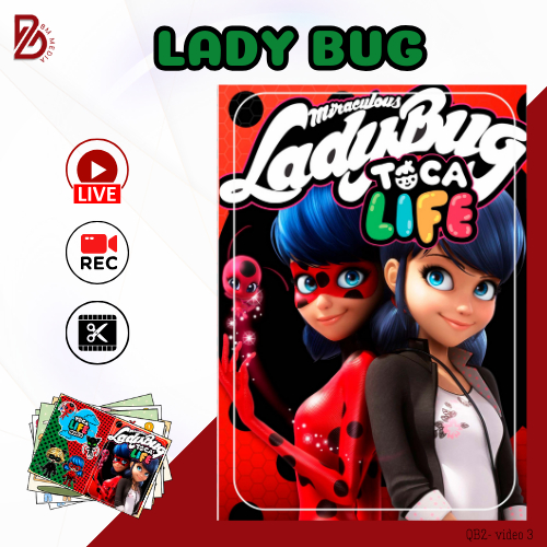 Printable Lady Bug DIY Game – Paper Dolls & Crafts for Kids QB2-3 [Cut ...