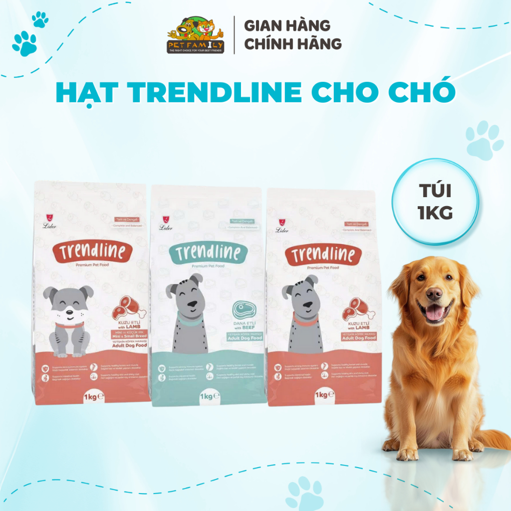 Thức Ăn Hạt Khô TRENDLINE Cho Chó Trưởng Thành – Dễ Tiêu, Tăng Sức Đề ...