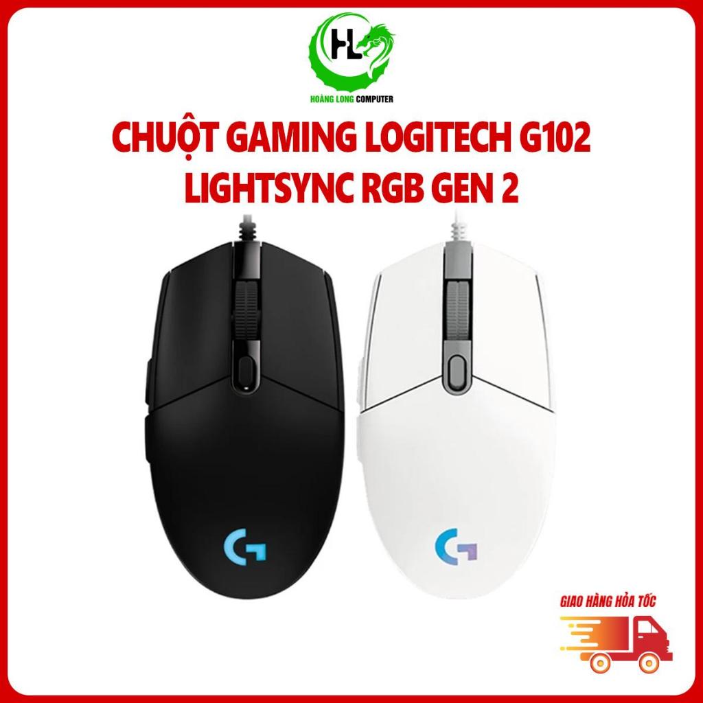 Chuột Gaming Logitech G102 LightSync Gen2, Tùy Chỉnh RGB, 6 Nút Lập Trình, Siêu Nhẹ - Chính Hãng ...