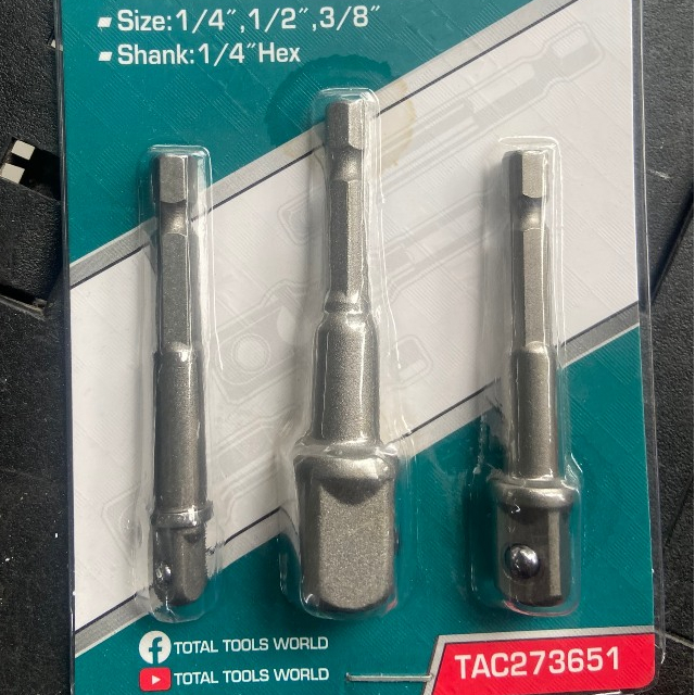 Bộ 3 đầu chuyển vặn tuýp TOTAL / TAC273651 | Shopee Việt Nam