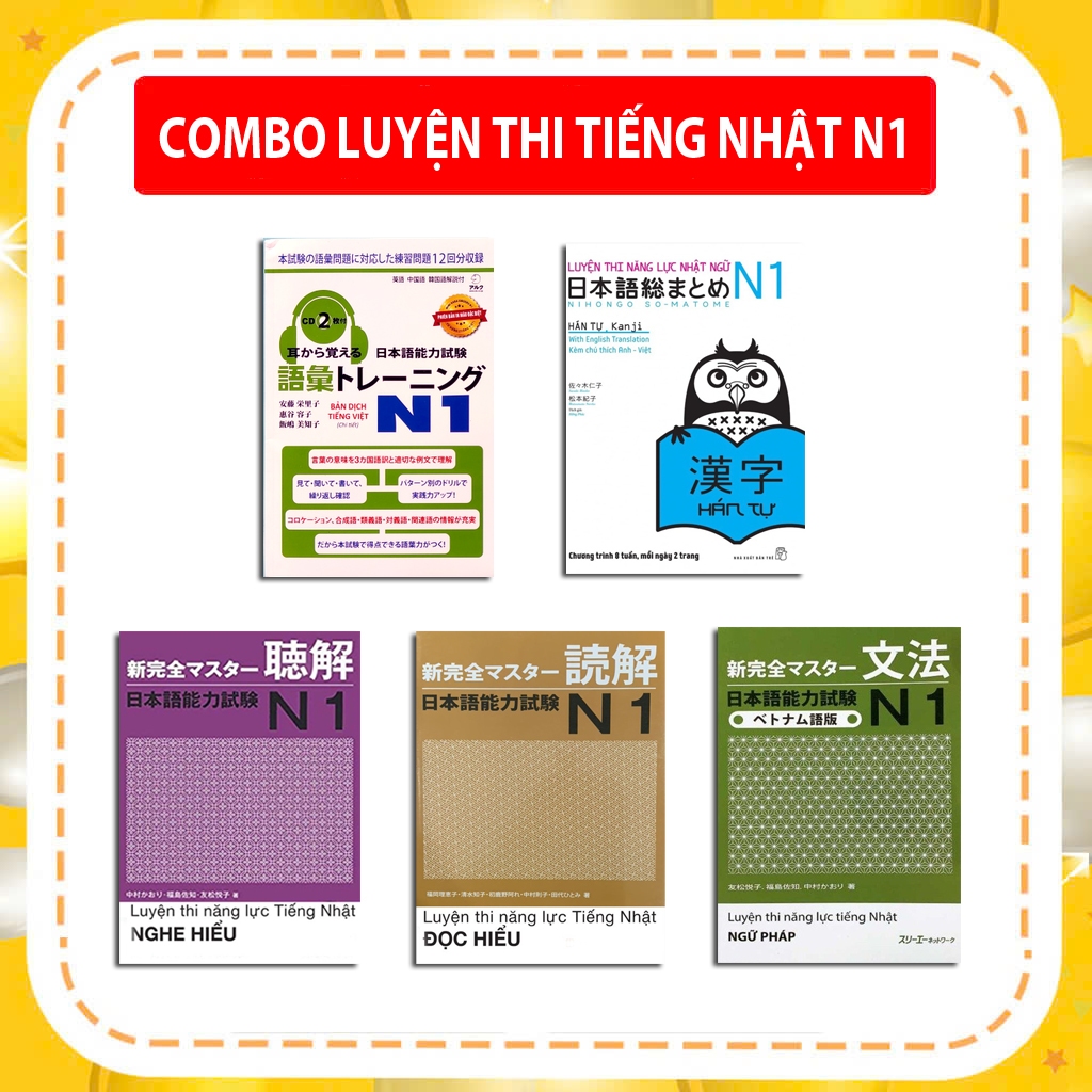 Sách - Luyện Thi Năng Lực Tiếng Nhật N1 Chuẩn Nhất Kèm File Nghe ( Luyện Thi JLPT N1 ) | Shopee ...