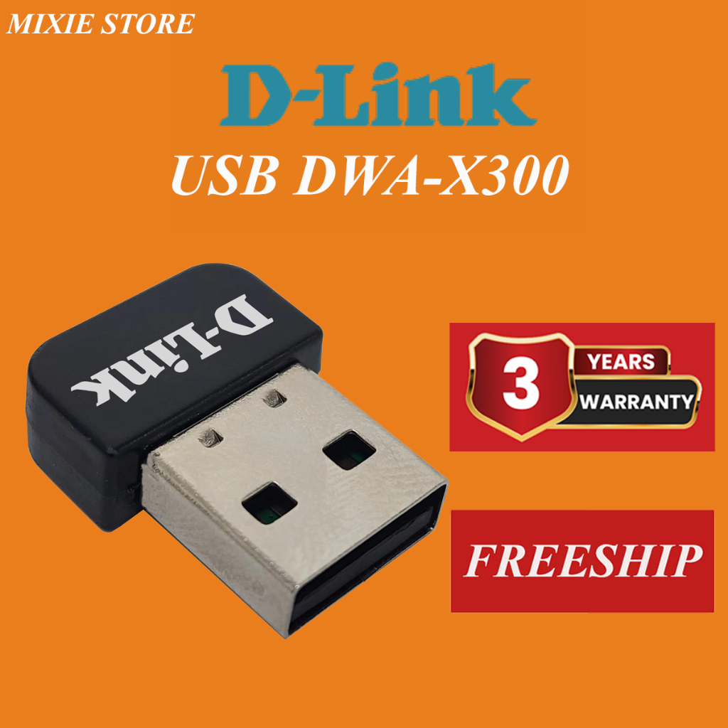 USB D-Link thu phát sóng wf 6 băng tần 2.4Ghz lên đến 286.8 Mbps (USB ...