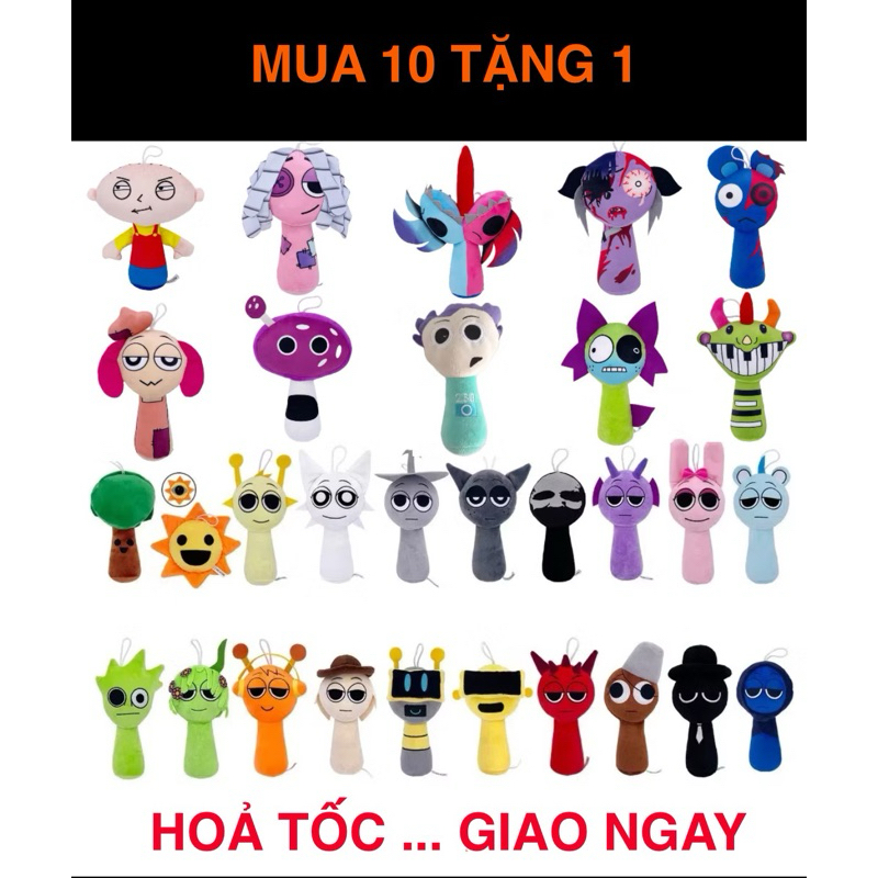 Sprunki Sang Trọng Đồ Chơi Sprunki Incredibox Trò Chơi Hình Nhồi Bông ...