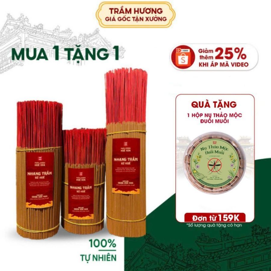 Nhang Trầm Hương Sạch, Bó 500 Que Nhang Trầm Thắp Hương, Trầm Hương ...