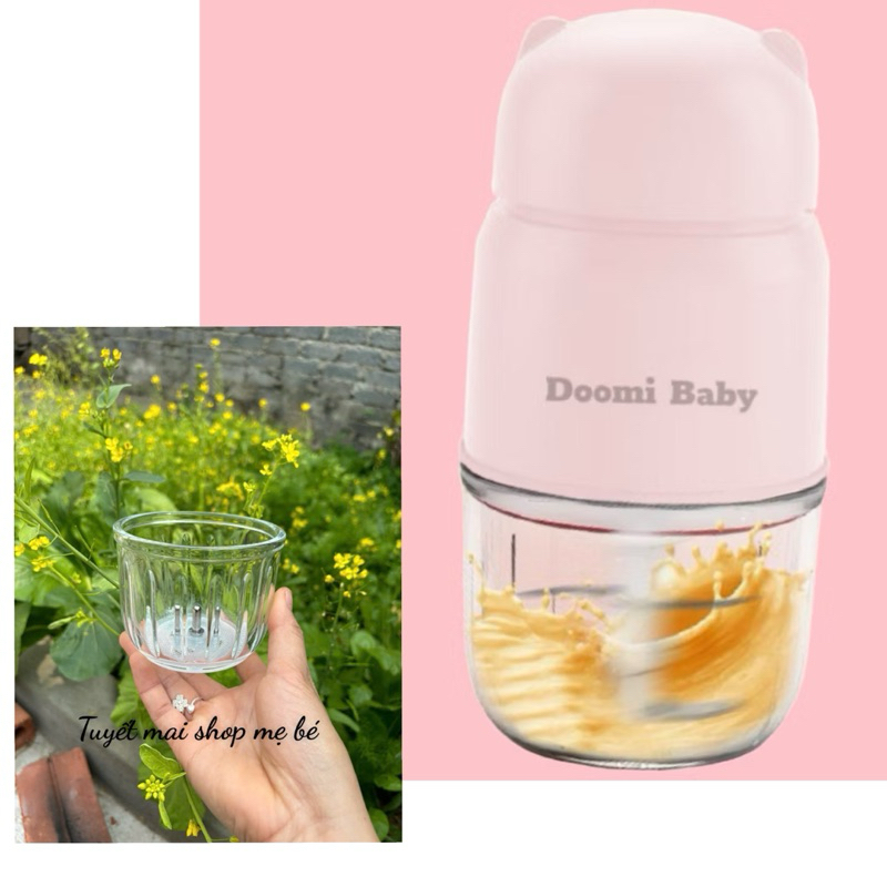 Cối thuỷ tinh máy xay Doomi baby 0.3l | Shopee Việt Nam