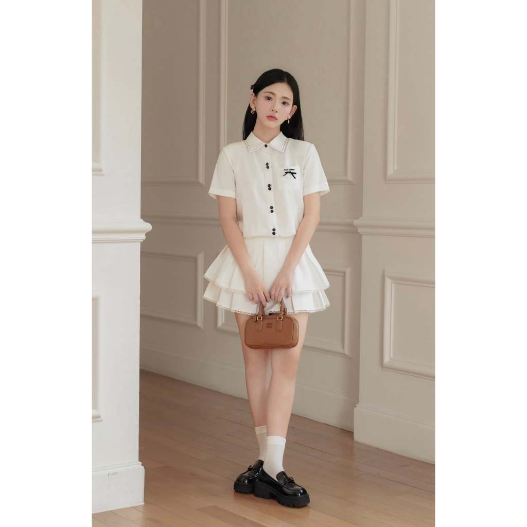 Ara - Váy đầm thiết kế xòe phối viền và cúc Sova Dress V111 | Shopee ...