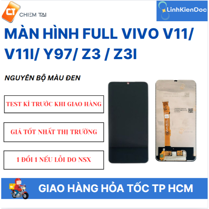 Màn hình full Vivo V11/ V11i/ Y97/ Z3 / Z3i nguyên bộ màu đen | Shopee Việt Nam