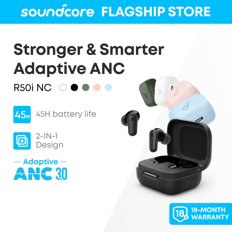 Anker Soundcore R50i NC Tai Nghe Chống ồn ANC Bluetooth 5.4 Thời Gian ...