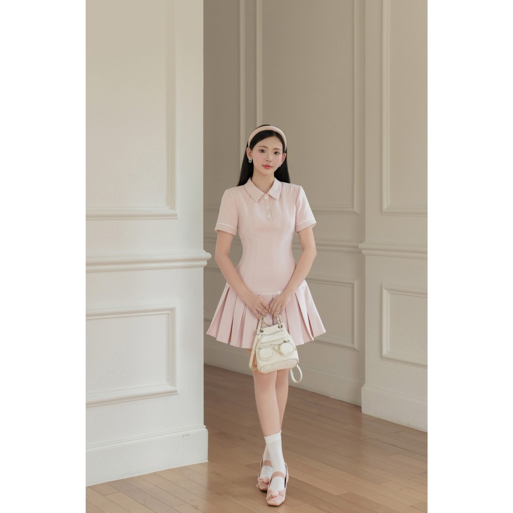 Ara - Váy đầm thiết kế nơ hông chân xếp li bản to Vyra Dress V109 (chưa ...