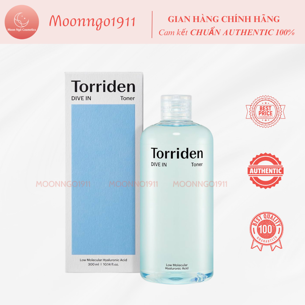 Toner Torriden DIVE-IN Low Molecular Hyaluronic Acid 300ml | Shopee ...