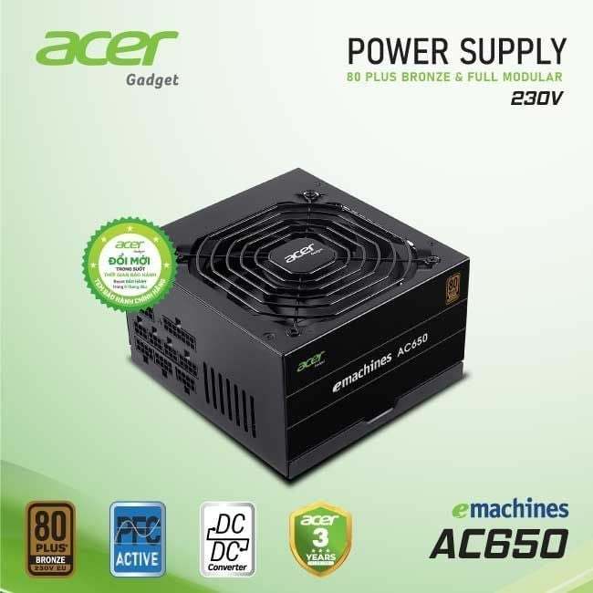Nguồn máy tính Acer C550 550W 80 Plus Bronze Cao cấp - Hàng chính hãng ...