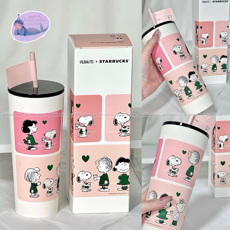 [Authentic Only] STARBUCKS + PEANUTS LY COLD CUP 710ML PEANUTS ...