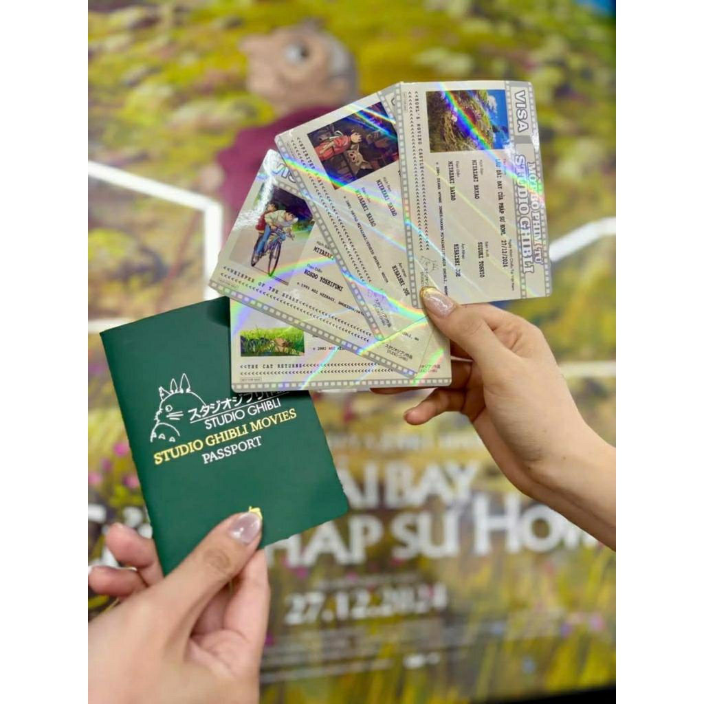 [ CGV + GHIBLI STUDIO] Passport và visa Ghibli chính hãng CGV | Shopee ...