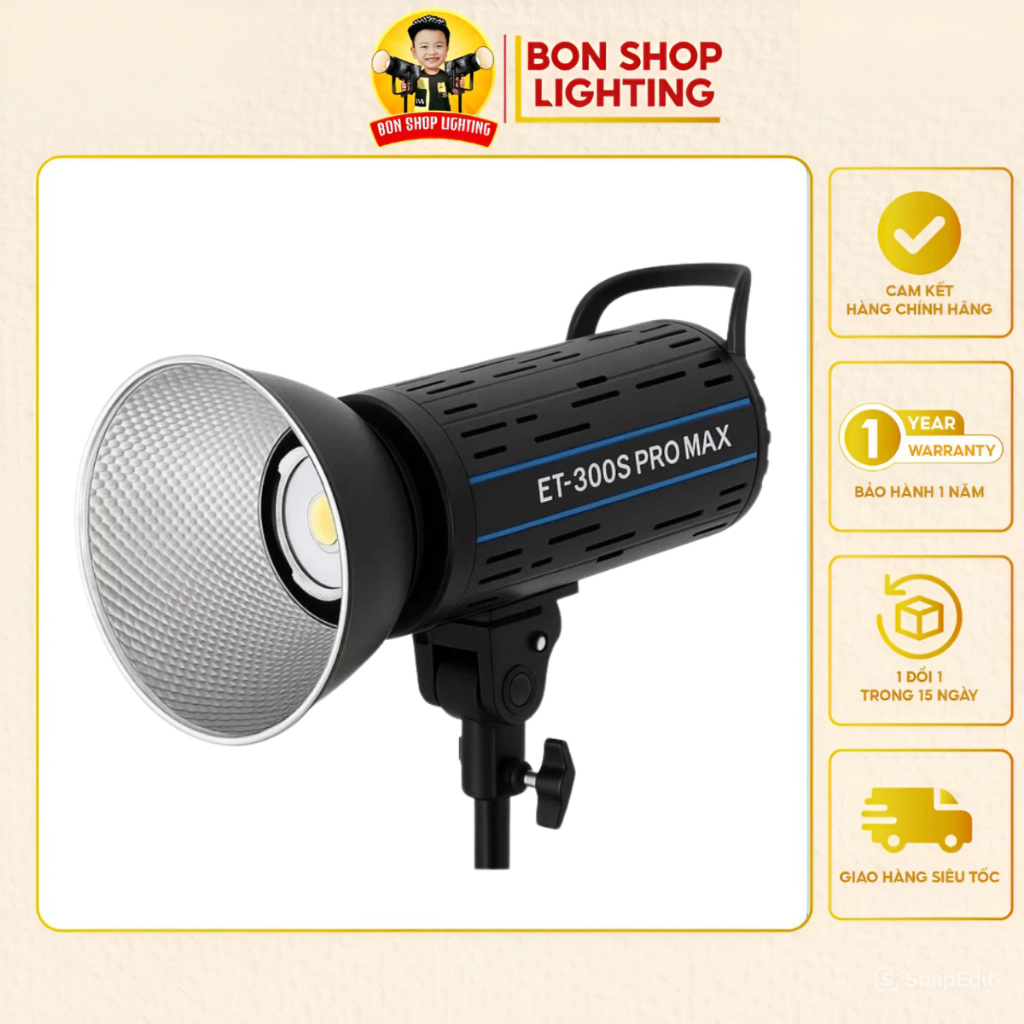 Đèn LED Livestream ET 300S Promax 2025 và ET 300S V2, Đèn Chụp Ảnh, Đèn ...