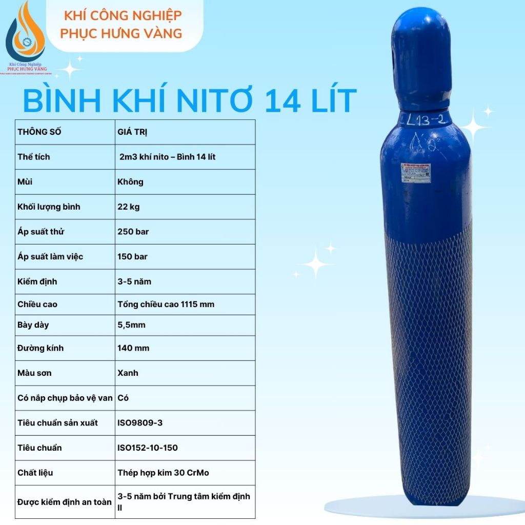 Bình Khí Nito 14 Lít Bình Mới 100% | Shopee Việt Nam