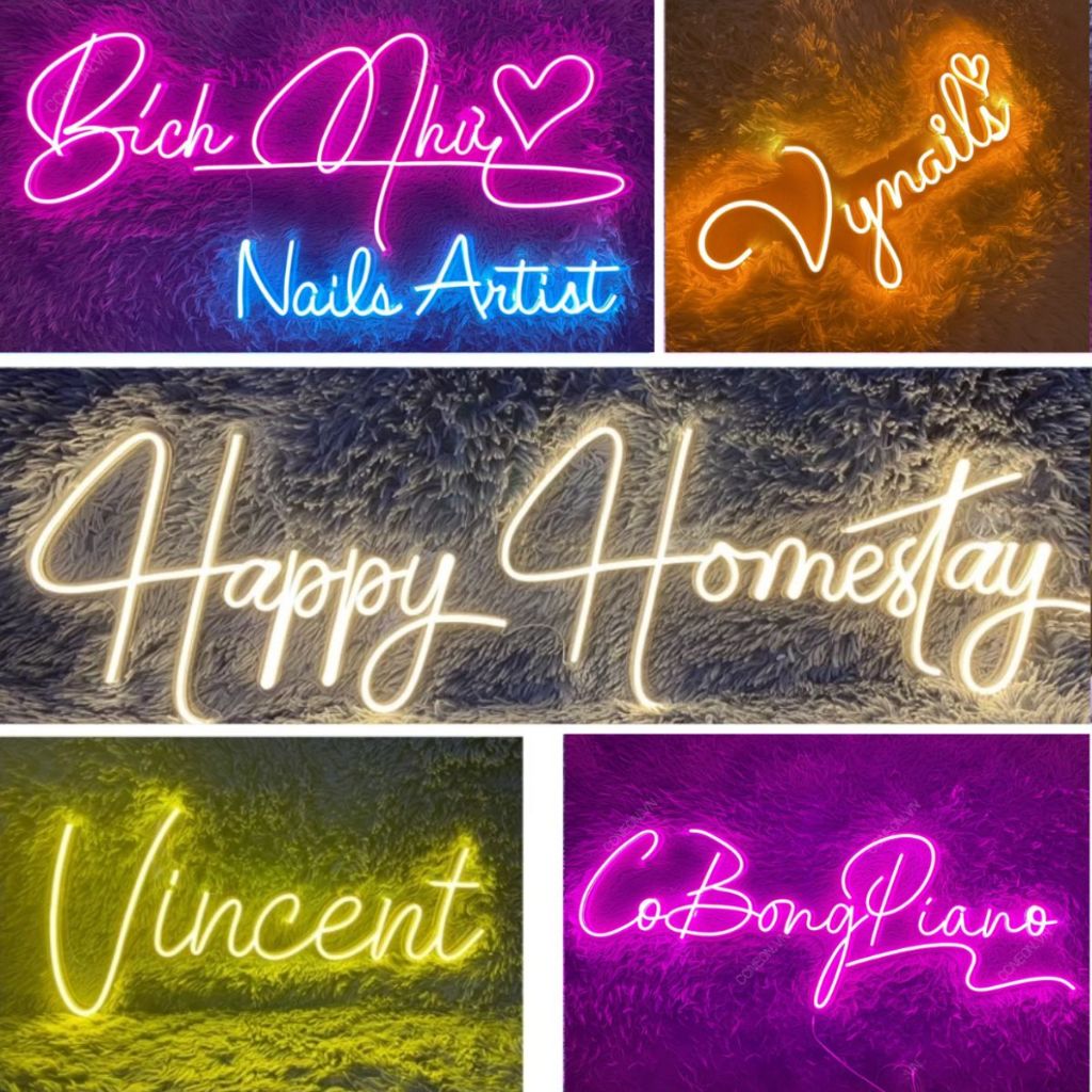 Đèn LED Neon Sign Theo Yêu Cầu - Thiết Kế Tên, Logo, Hình Ảnh Riêng ...
