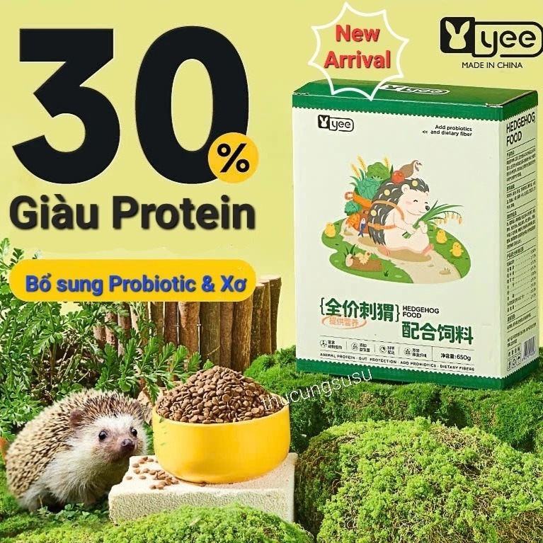Thức ăn cho Nhím Yee cao cấp giàu dầu cá,đạm 650gr | Shopee Việt Nam