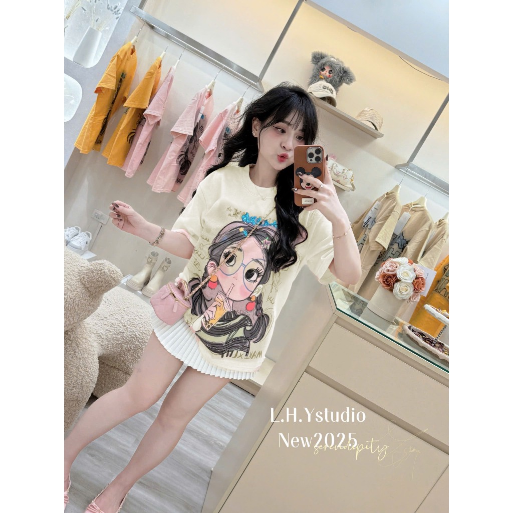 Áo phông nữ SIÊU CẤP form rộng, Áo thun nữ cao cấp hàng chuẩn đẹp seline AP61 | Shopee Việt Nam