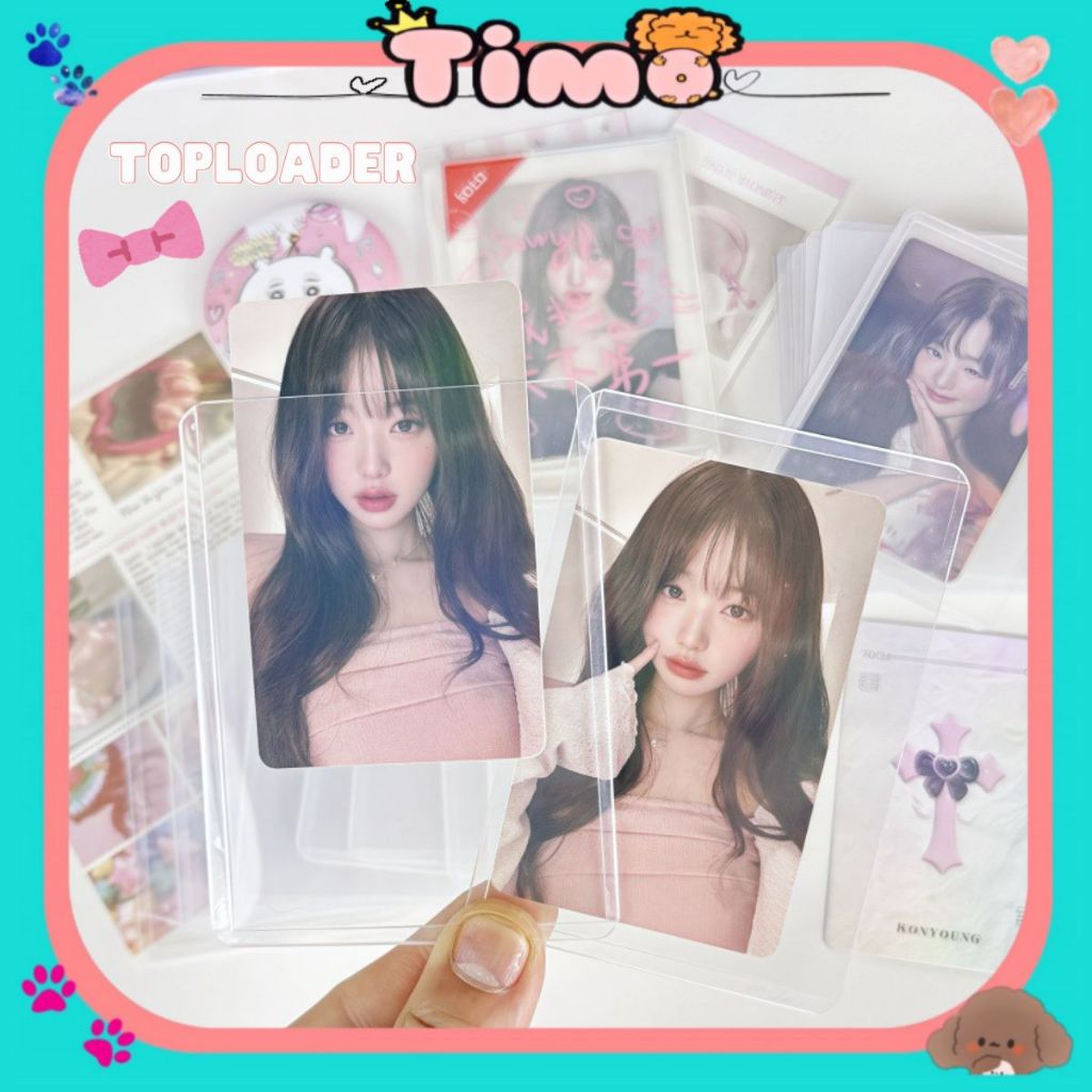Toploader 100cái Đựng Card Combo B8 Decor Bảo Vệ Ảnh Timo VPBL16 ...