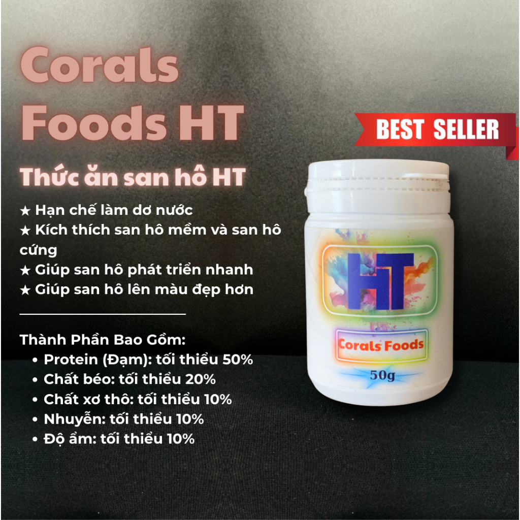 Corals Foods HT - Thức ăn san hô dạng bột HT có thể dùng được cho san ...
