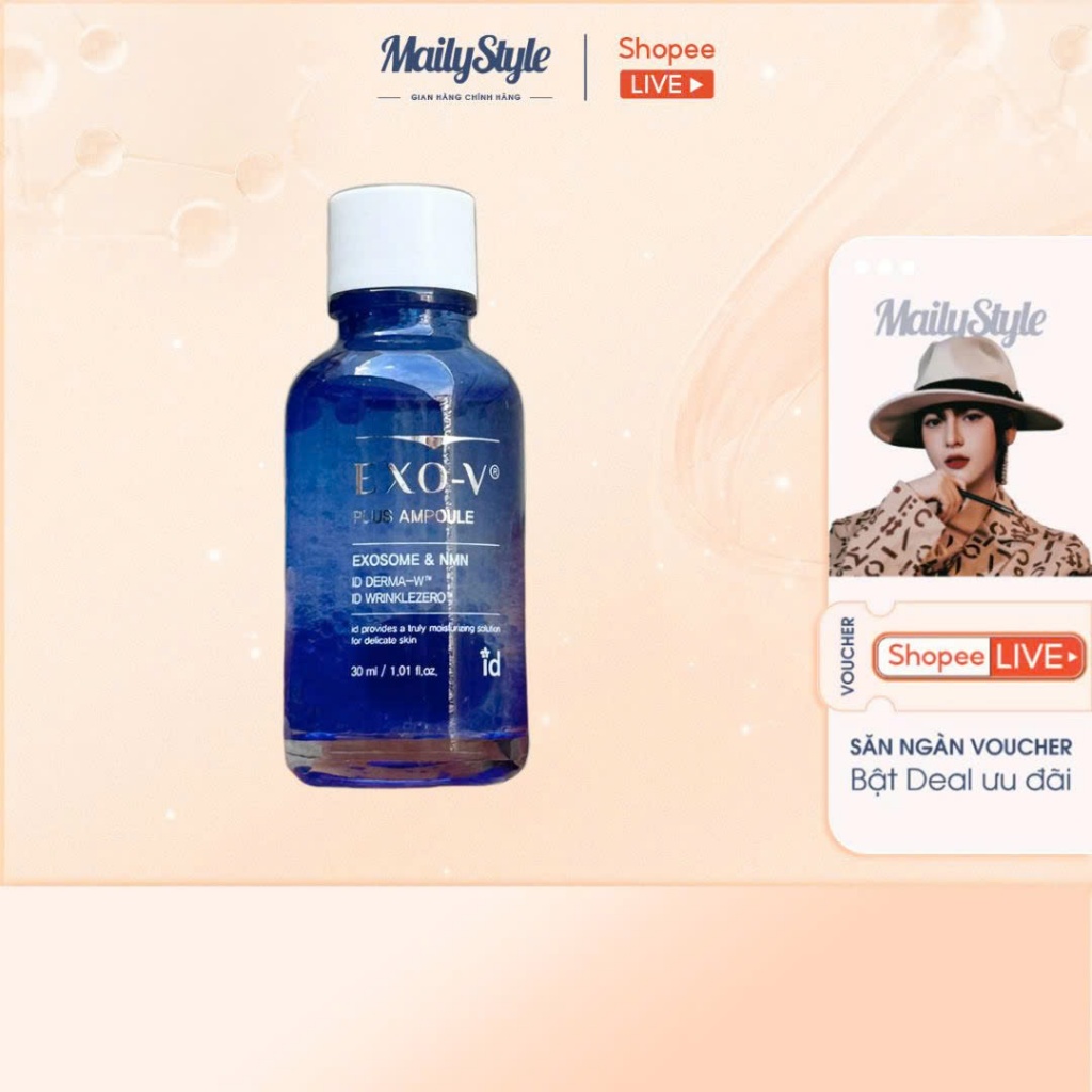 H54_ Tinh chất hỗ trợ chống già và nếp nhăn EXO-V id EXO-V Plus Ampoule Lọ 30ml | Shopee Việt Nam