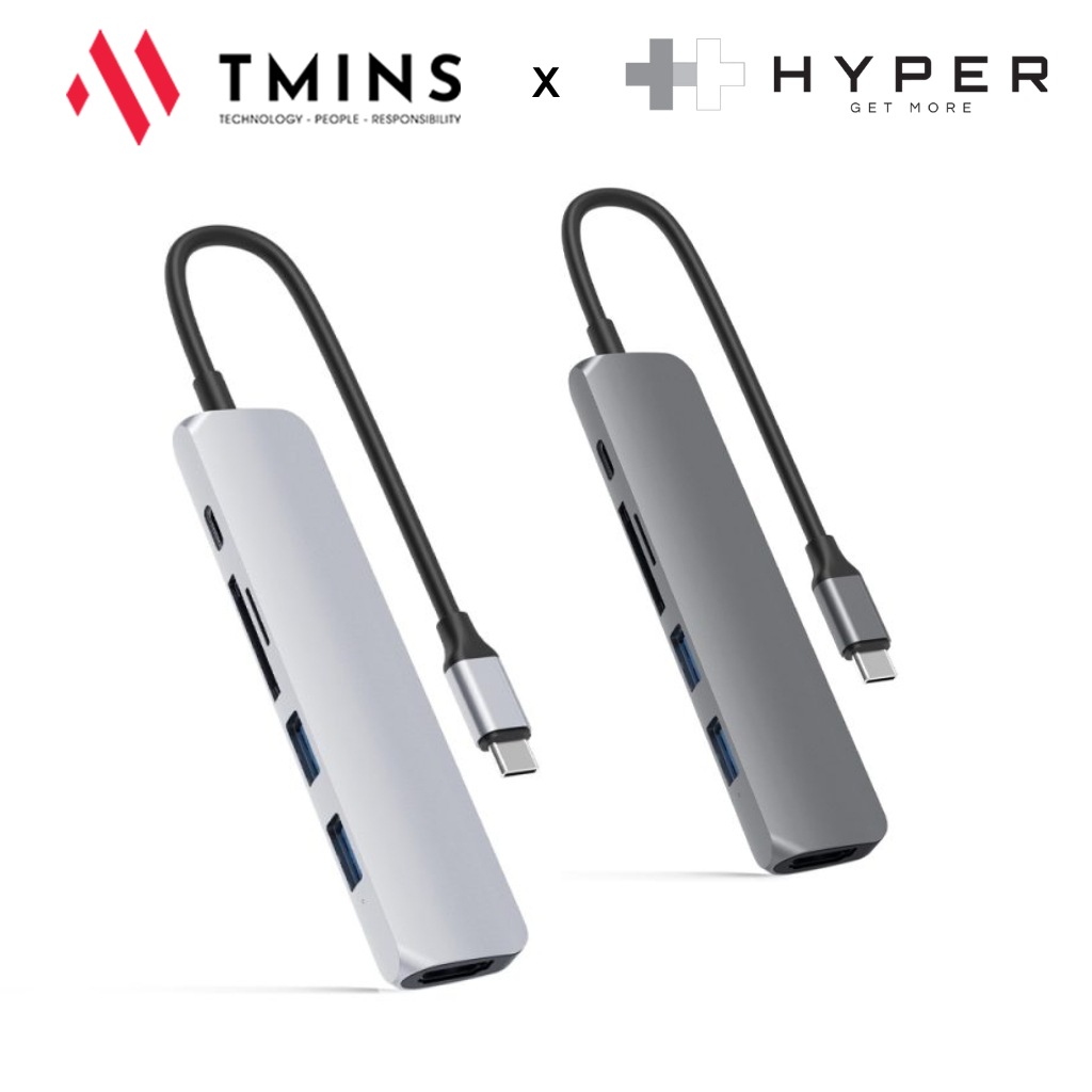 Cổng chuyển Hyper Hyperdrive bar 6 in 1 USBC hub | Shopee Việt Nam