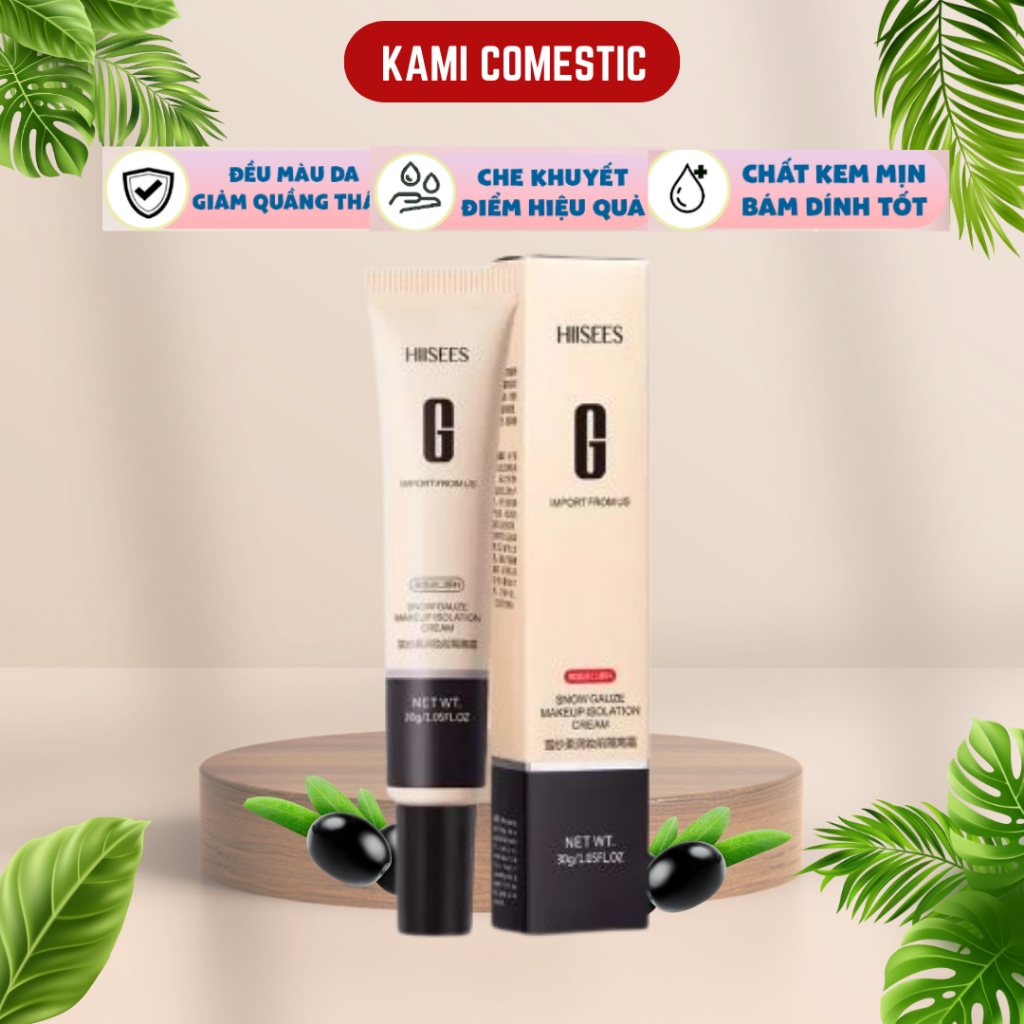 Kem Nền Che khuyết Điểm Hiisees Cream 30g, Kem Trắng Da, Kem Chống Nắng ...