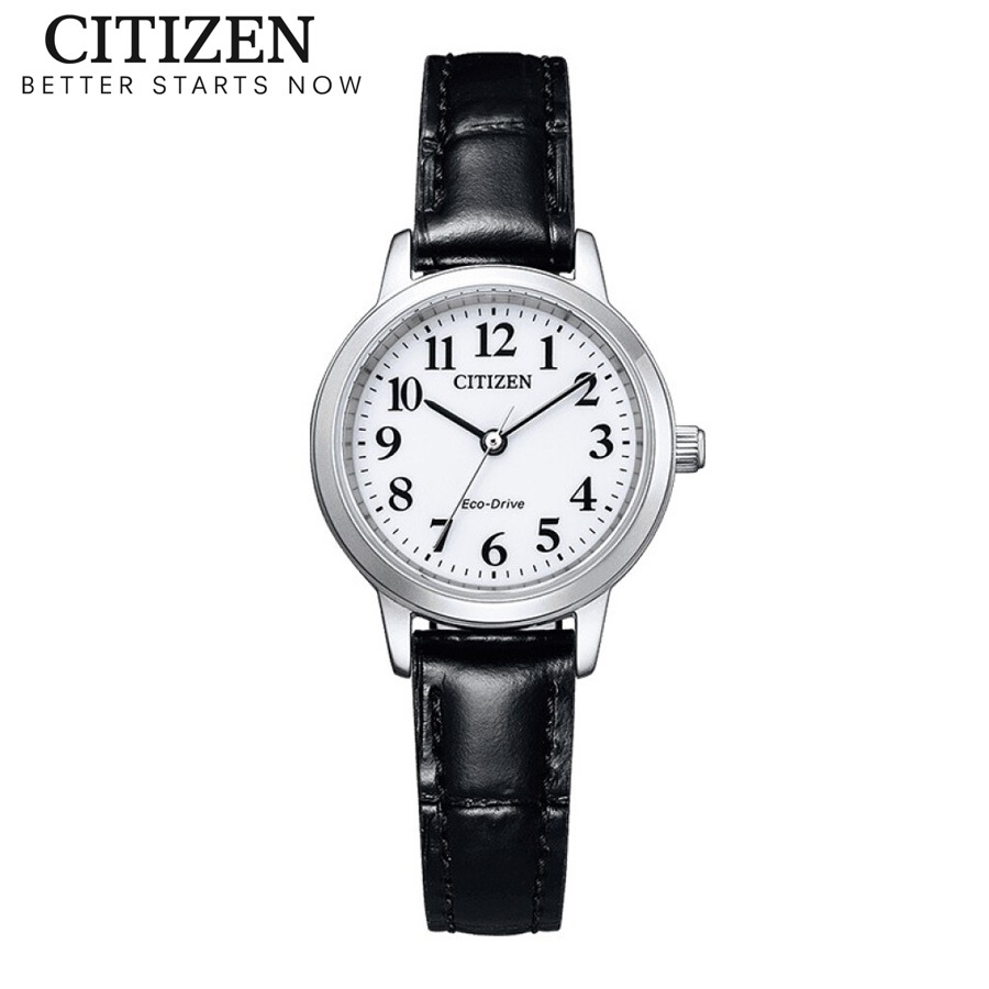Đồng Hồ Nữ Citizen Eco-Drive Dây Da EM0930-15A - Mặt Trắng (27mm ...