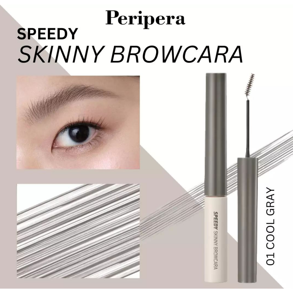 Mascara Lông Mày Peripera Speedy Skinny Browcara 3G Màu 01 Cool Gray ...